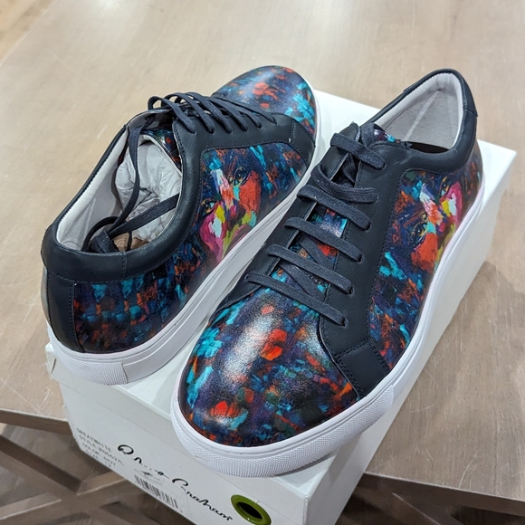 Robert Graham | Shoes | Mens Robert Graham Great White Leather Lace Up ...